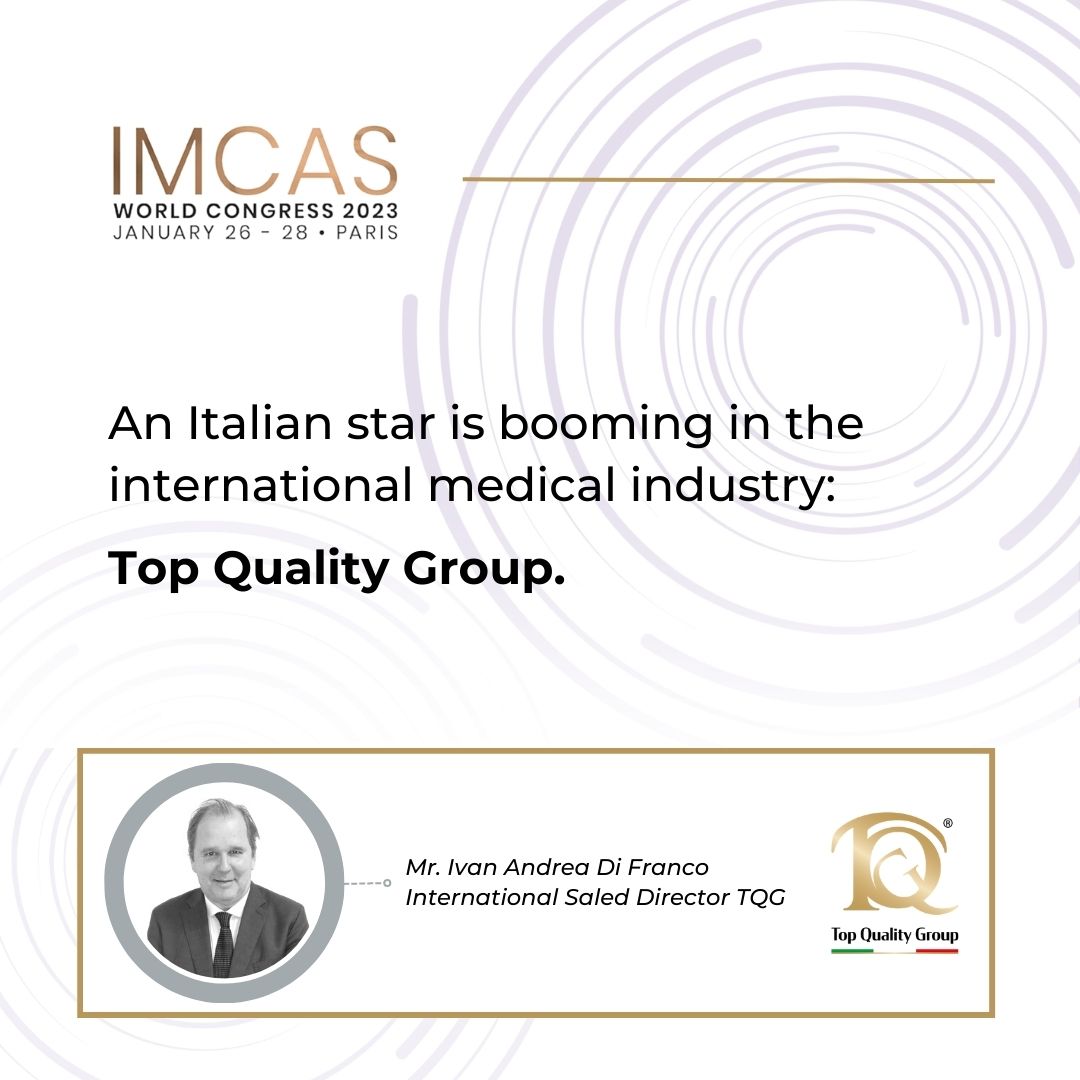 IMCAS World Congress 2023 - Lo speech dell'International Sales Director ...